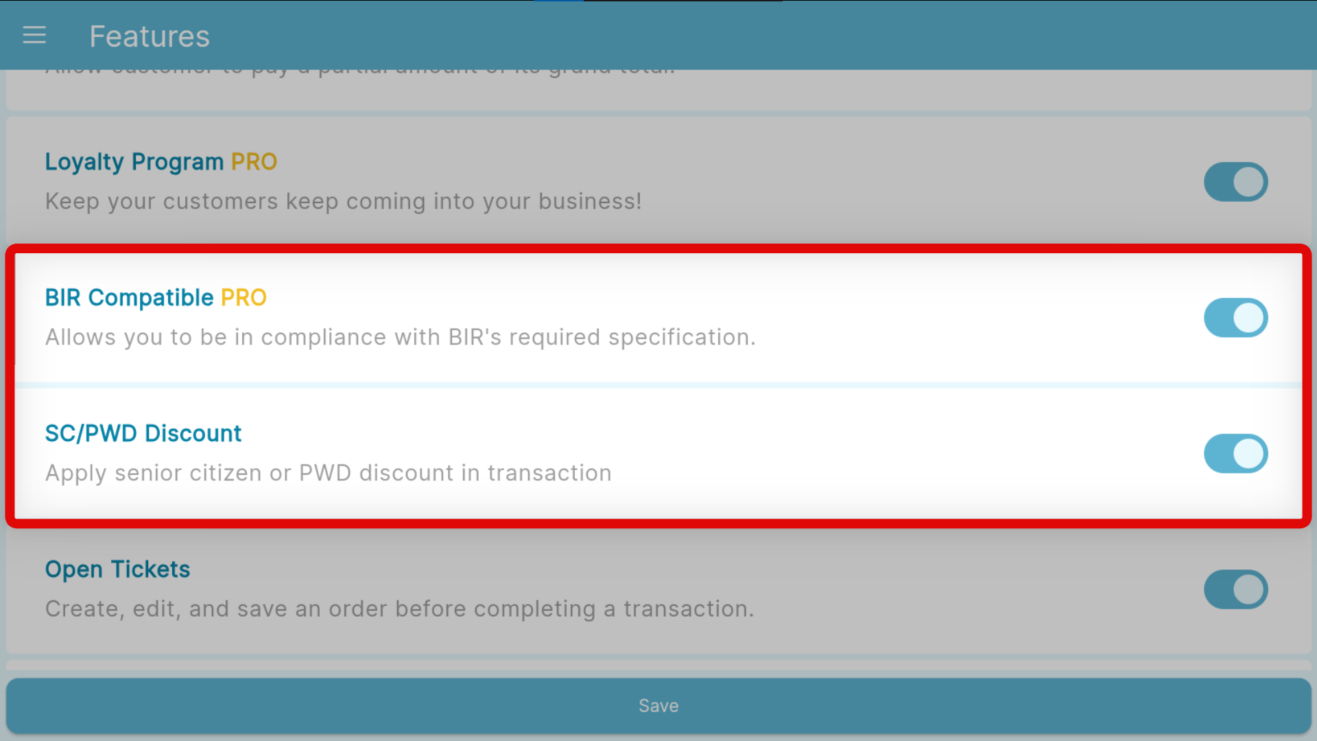 Senior Citizen (SC) & Person With Disabilities (PWD) Discount